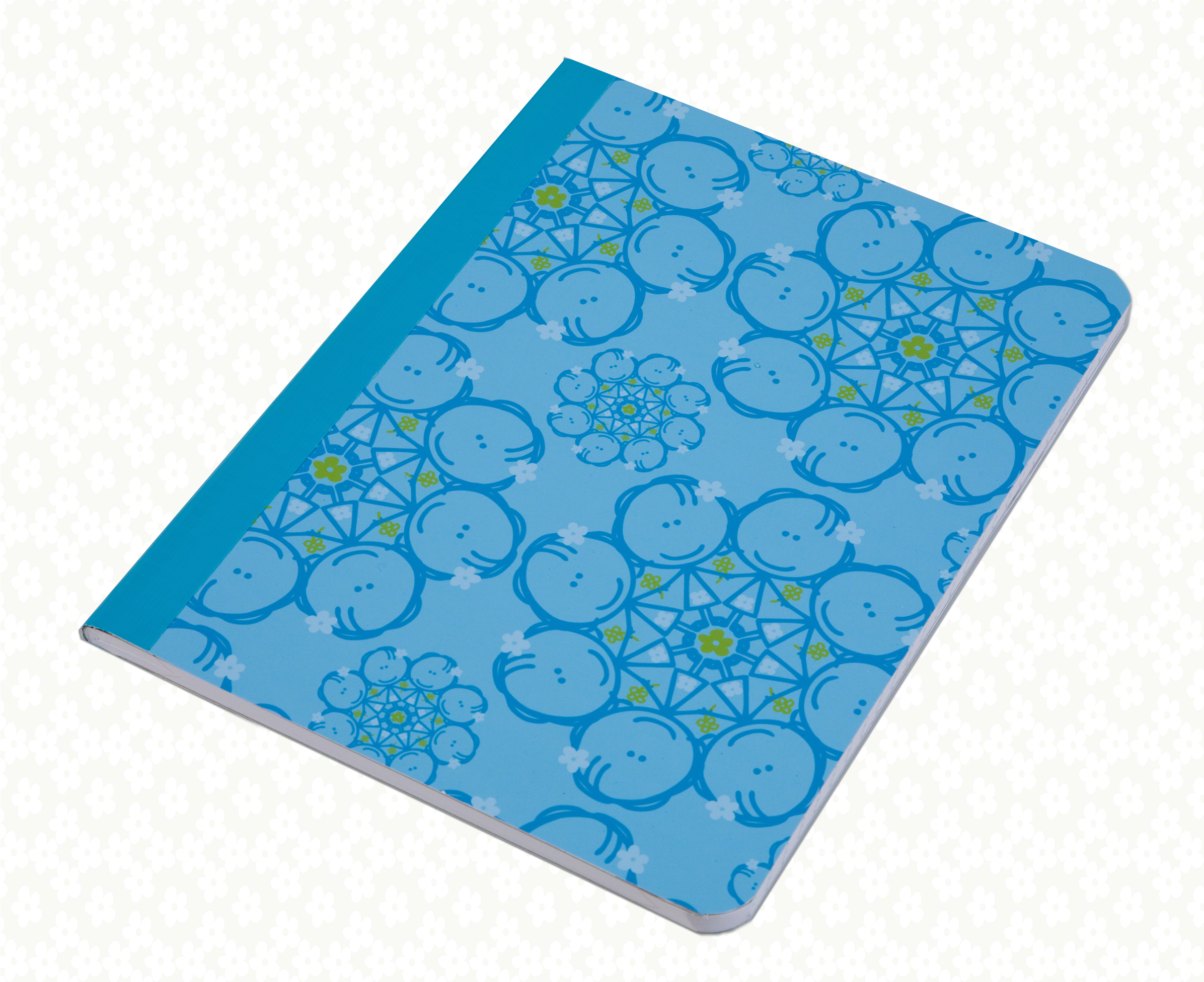 Blue Circle Girls Notebook Felittle People